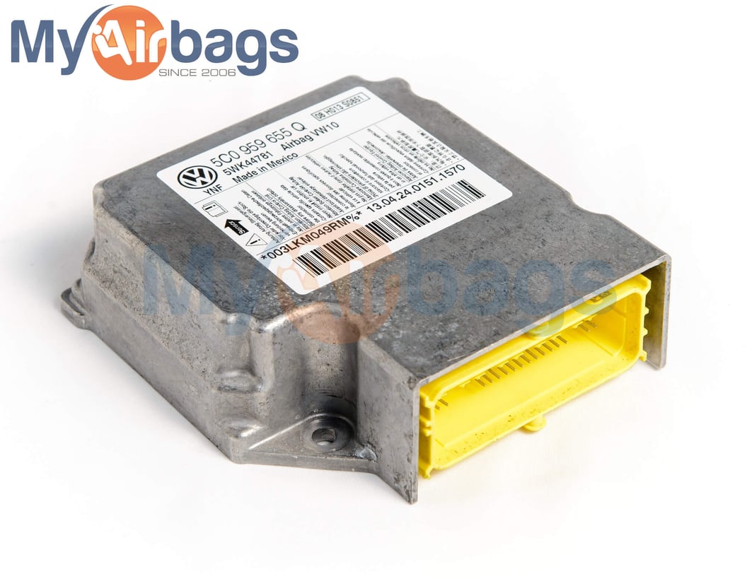 Where is the airbag module located?